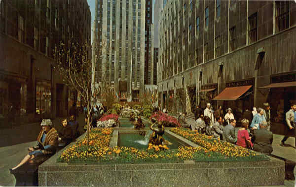 Channel Gardens of Rockefeller Center New York City, NY