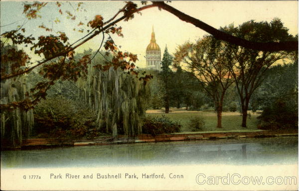 Park River and Bushnell Park Hartford, CT