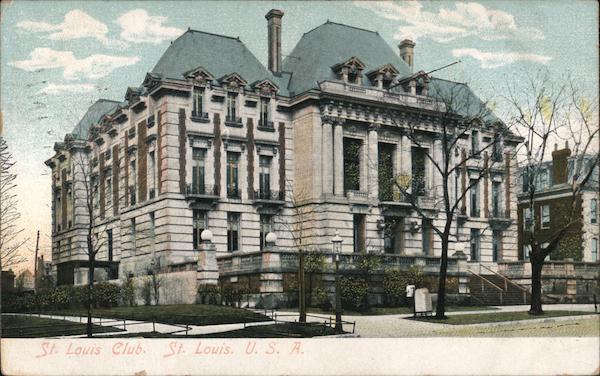 St. Louis Club Missouri Postcard