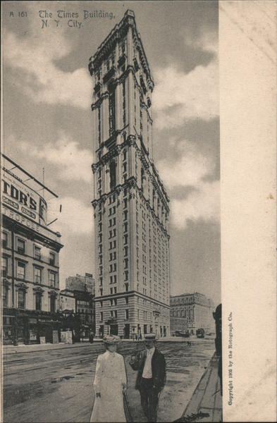 The Times Building New York City, NY Postcard