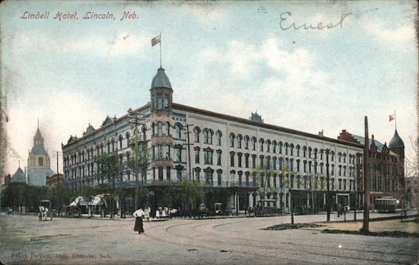 Lindell Hotel Lincoln, NE Postcard