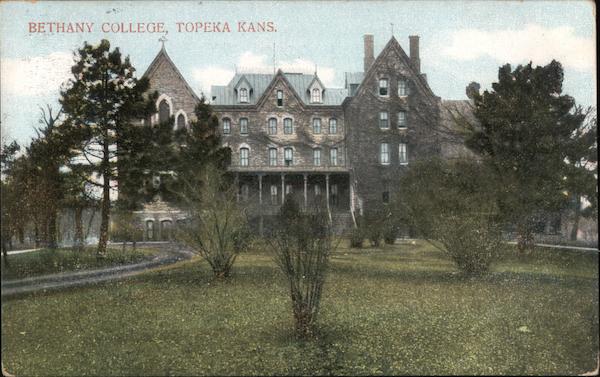 Bethany College Topeka, KS Postcard