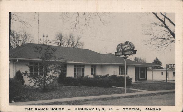 The Ranch House Topeka, KS Postcard
