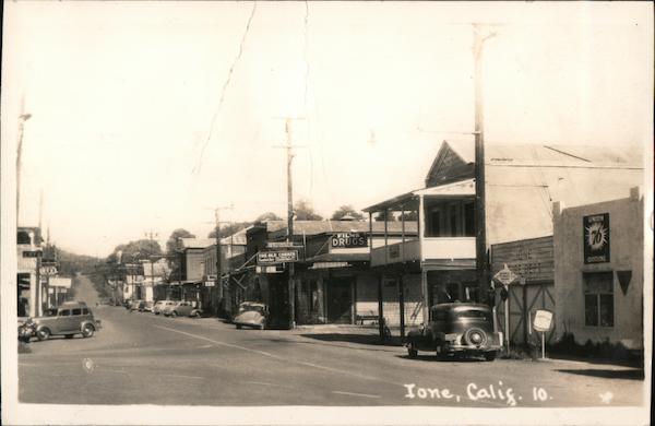 Ione, California Postcard