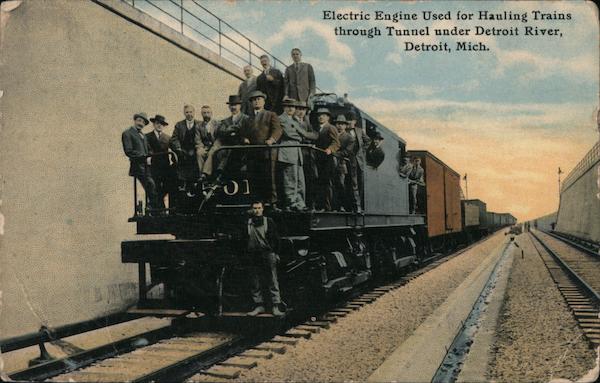 Electric Engine Detroit, MI Postcard