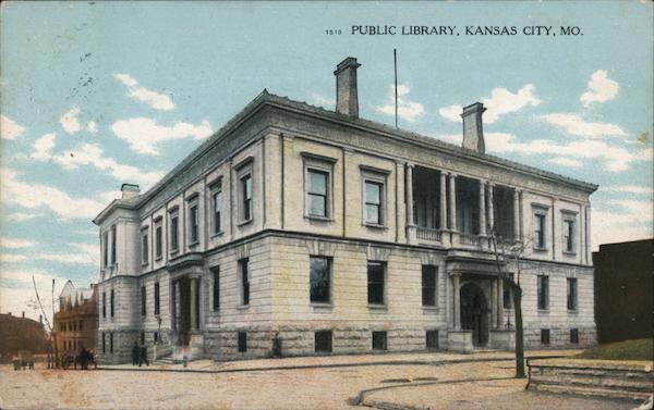 Public Library Kansas City, MO Postcard