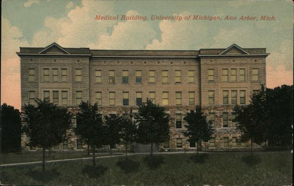 Medical Building, University of Michigan Ann Arbor, MI Postcard