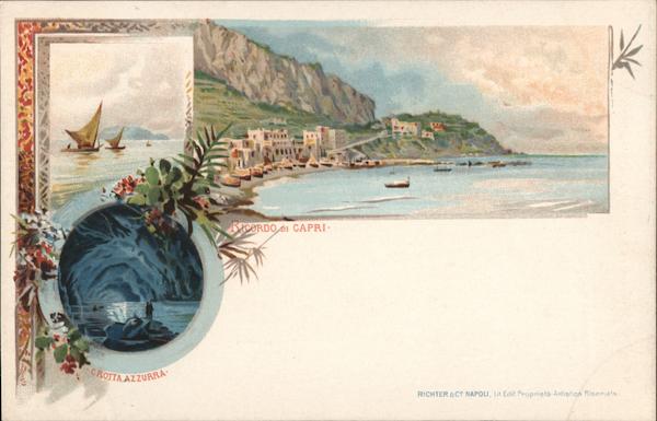 Ricordo Di Capri Italy Postcard