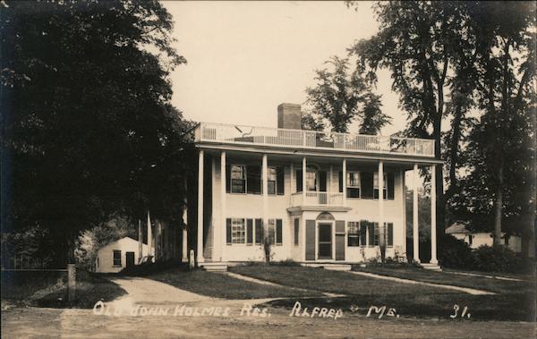 Old Town Homes Alfred, ME Postcard