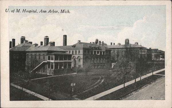 University of Michigan Hospital Ann Arbor, MI Postcard
