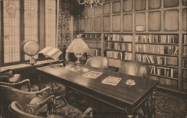 Hotel Kahler - The Library Rochester, MN Postcard