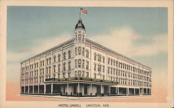 Hotel Lindell Lincoln, NE Postcard