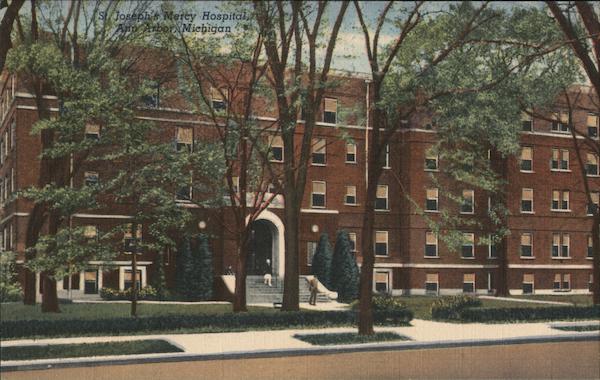 St. Joseph's Mercy Hospital Ann Arbor, MI Postcard