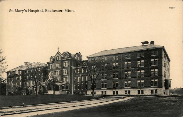 St. Mary's Hospital Rochester, MN Postcard