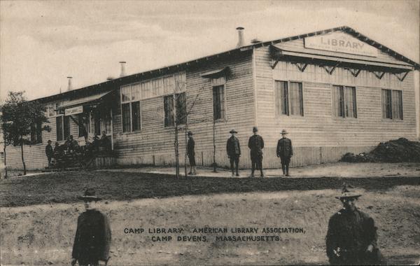 Camp Library, American Library Association, Camp Devens Fort Devens, MA ...