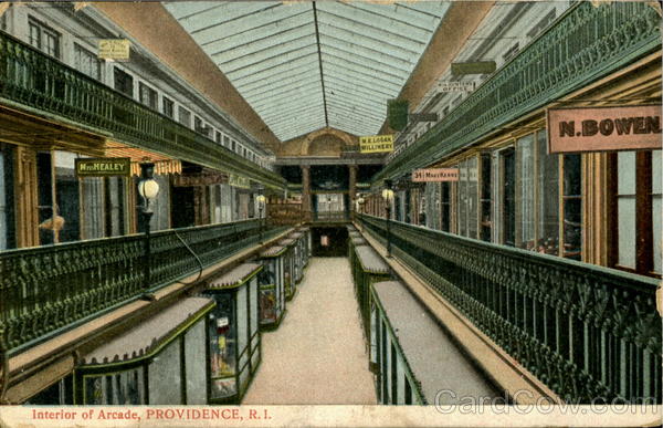 Interior of Arcade Providence, RI