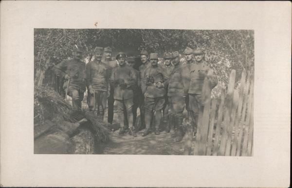 Group of WWI Soldiers World War I Postcard