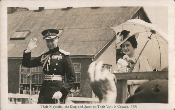 The King and Queen of England on Their Visit to Canada, 1939 Misc ...