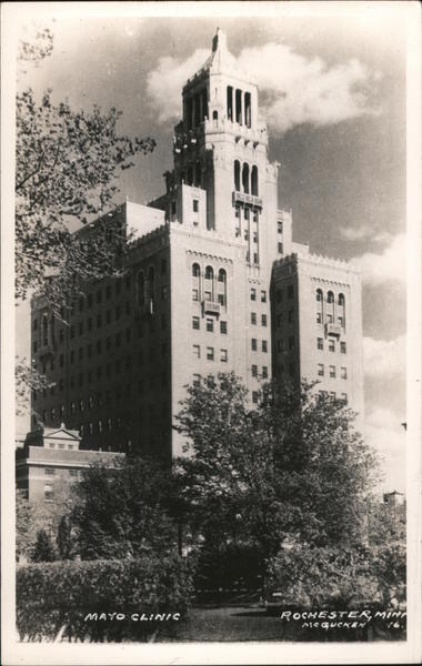 Mayo Clinic Rochester, MN McGucken Postcard