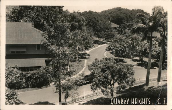 Quarry Heights, Canal Zone Panama Postcard