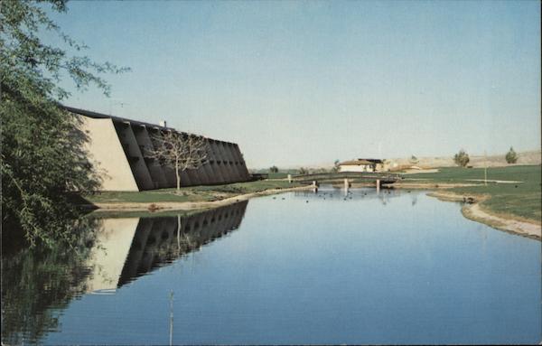 The Lodge, Silver Lakes Resort Helendale, CA Postcard