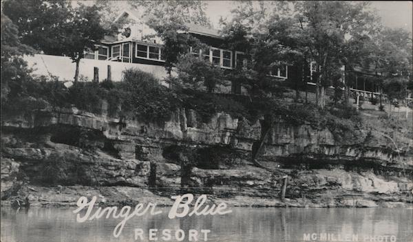 Ginger Blue Resort Noel, MO McMillen Photo Postcard