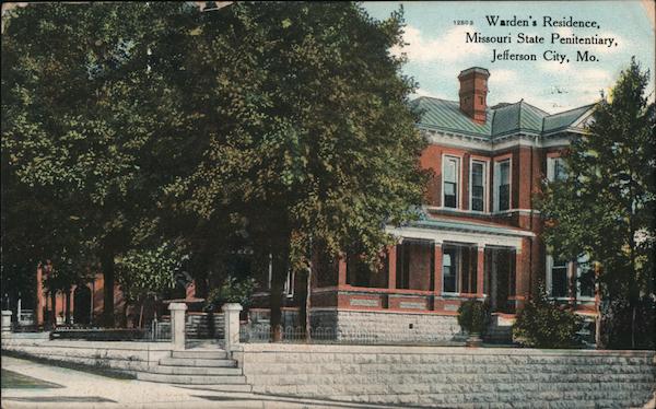 Wardens Residence Missouri State Penitentiary Jefferson City Mo Postcard