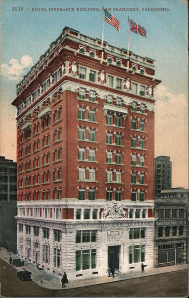 Royal Insurance Building San Francisco, CA Postcard