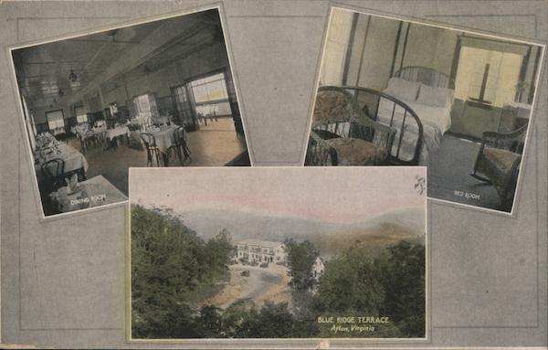 Blue Ridge Terrace Afton, VA Postcard