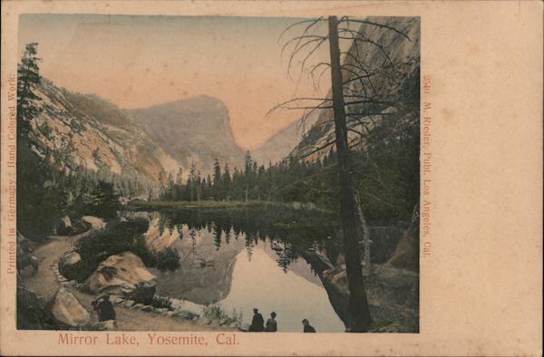 Mirror Lake Yosemite, CA Postcard Mirror Lake Yosemite, CA Postcard