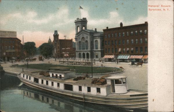 Hanover Square Syracuse, NY Postcard
