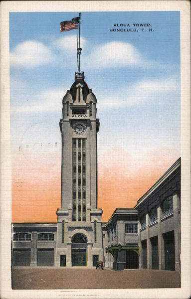 Aloha Tower Honolulu, HI Postcard