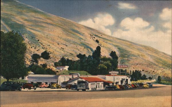 Gorman Cafe and Motel California Postcard