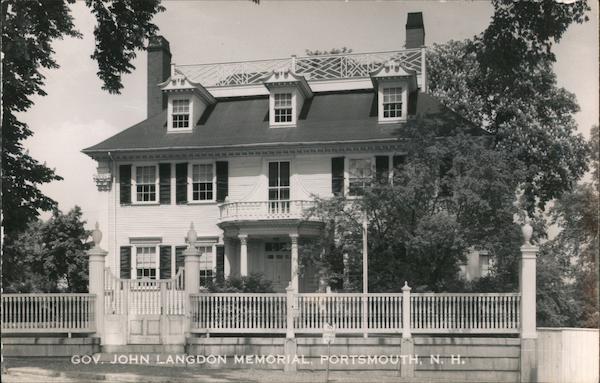 Gov. John Langdon Memorial Portsmouth, NH Postcard