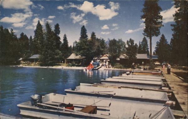 Rainbow Beach Resort, Twin Lakes Inchelium, WA Postcard