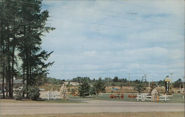 Grand Motel Pembine, WI Postcard