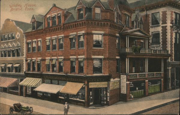 Gridley House Bristol, CT Postcard