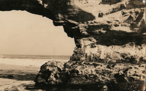 Arch Rock, Westcliff Drive Santa Cruz, CA Large Format Postcard