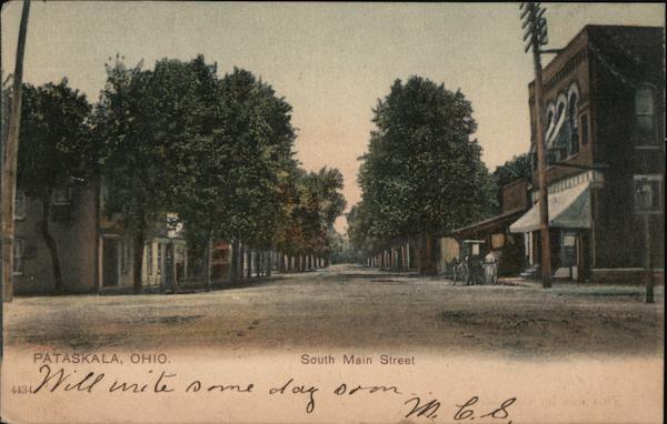 South Main Street Pataskala, OH Postcard