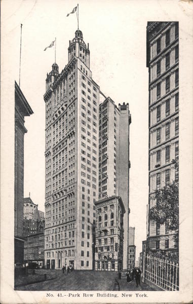 Park Row Building New York, NY Postcard