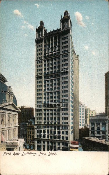 Park Row Building New York, NY Postcard