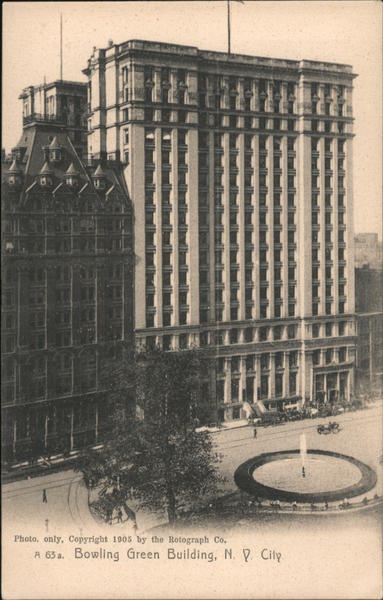 Bowling Green Building New York, NY Postcard