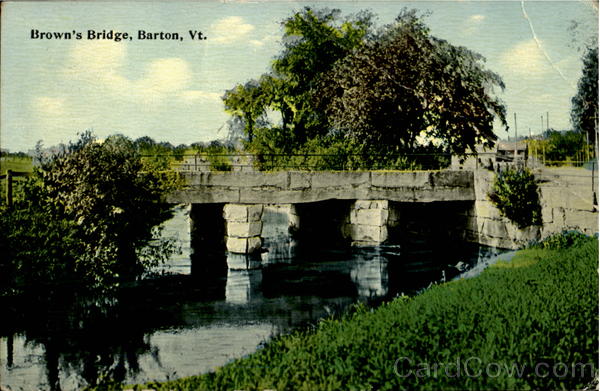 Borwn'S Bridge Barton, VT