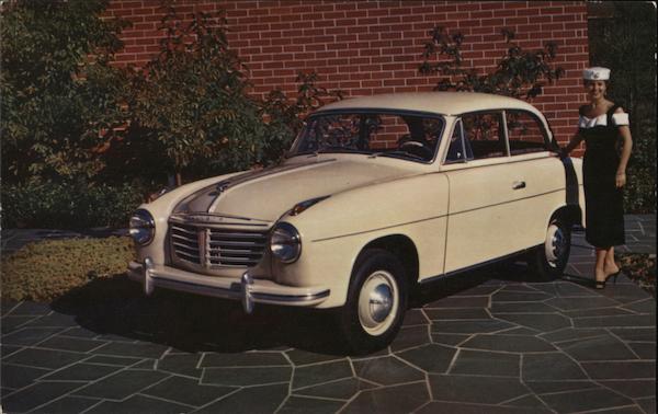 Goliath Hardtop Sedan Cars Postcard