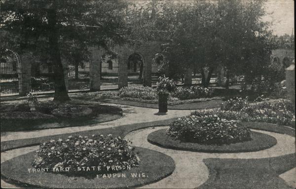 Front Yard, State Prison Waupun, WI Postcard Front Yard, State Prison Waupun, WI Postcard