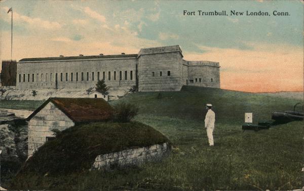 Fort Trumbull New London, CT Postcard