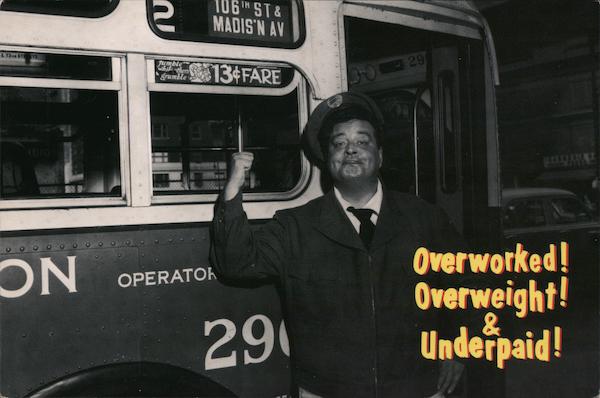 Ralph Kramden Th Honeymooners Movie and Television Advertising Postcard