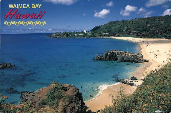 Waimea Bay Beach Haleiwa, HI Postcard