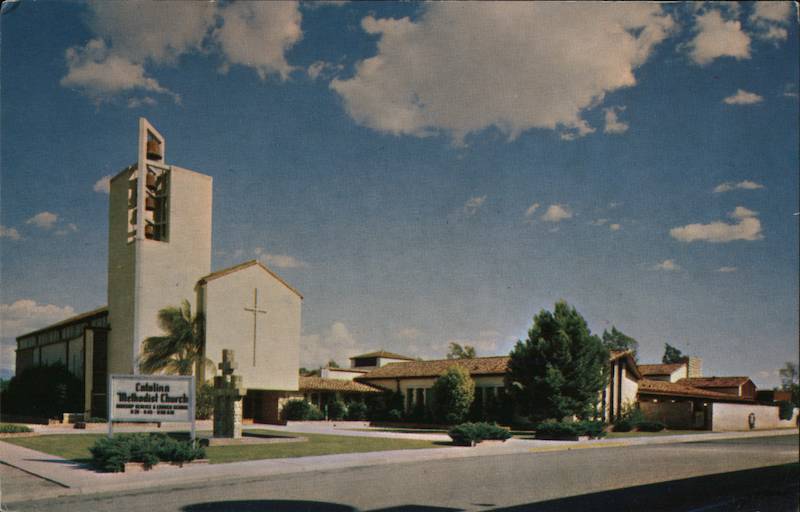 Catalina Methodist Church Tucson, AZ Postcard