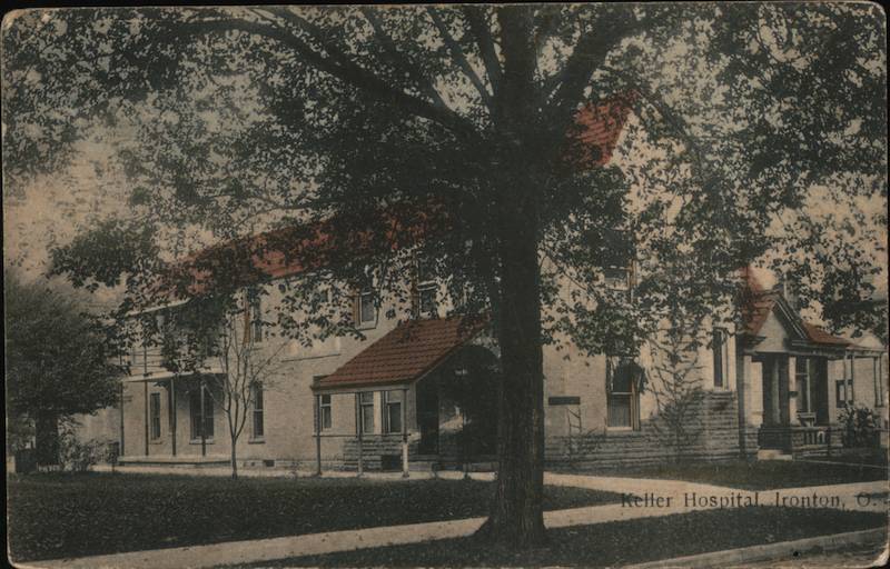 Keller Hospital Ironton, OH Postcard